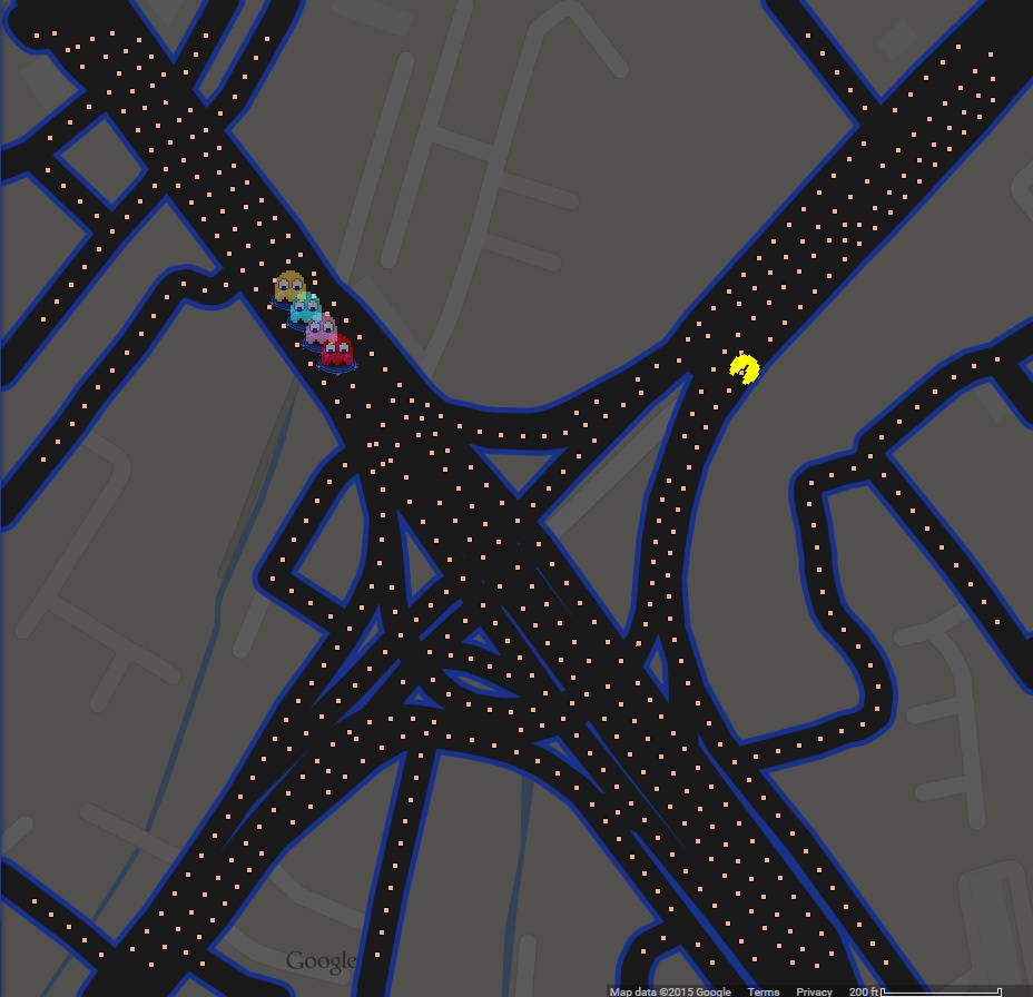 Hardest streets to play Pac-Man with Google Maps - ConFreaks & Geeks