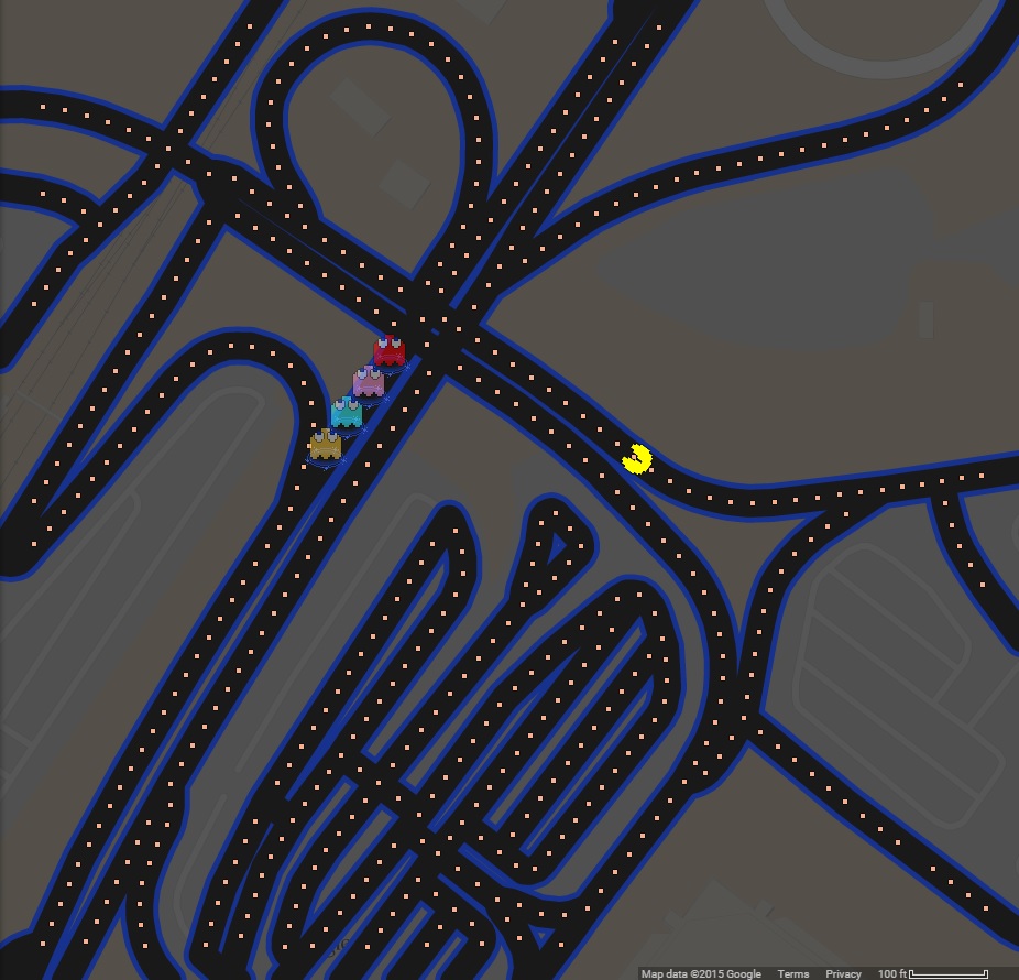 Hardest streets to play Pac-Man with Google Maps - ConFreaks & Geeks