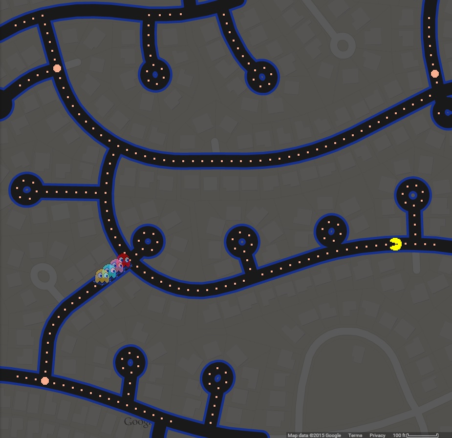 Hardest streets to play Pac-Man with Google Maps - ConFreaks & Geeks